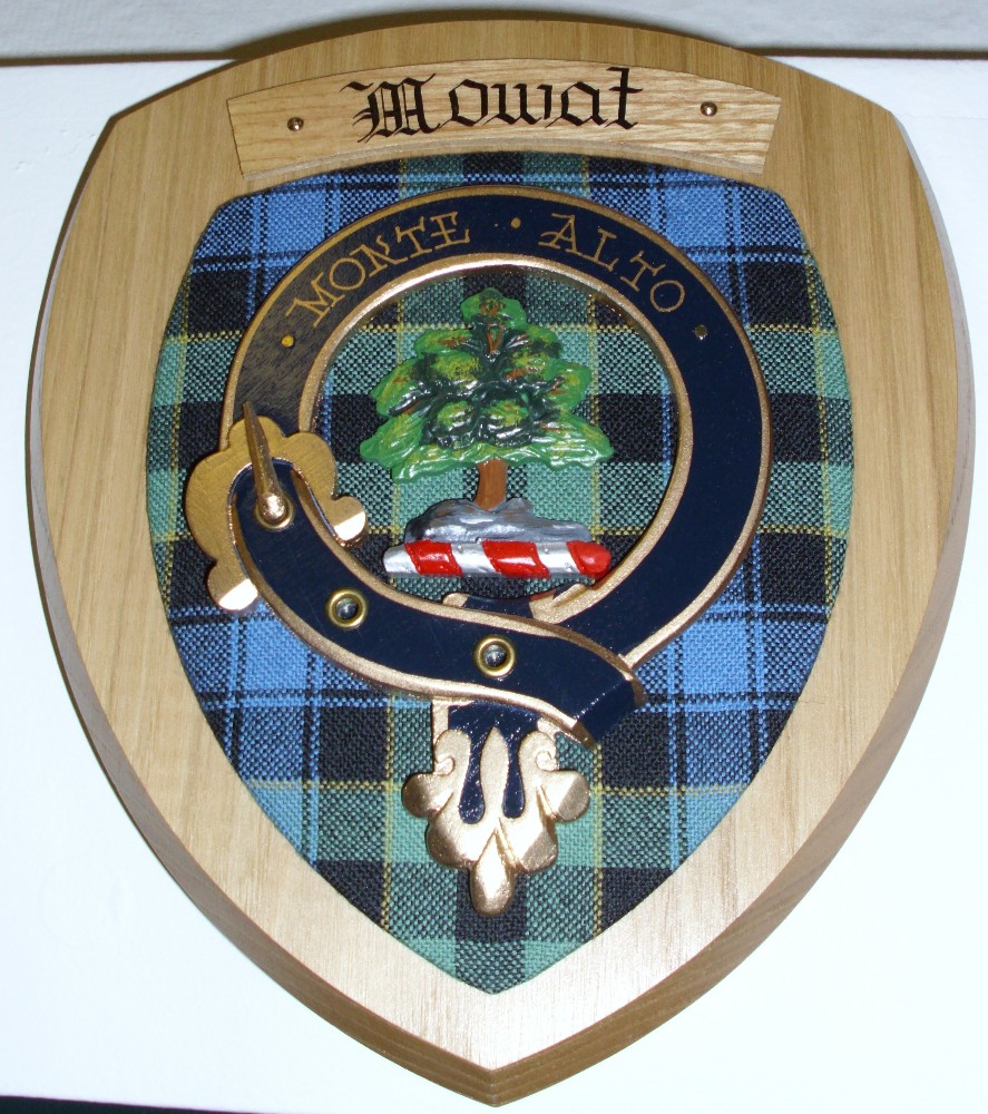 Mowat Wall Crest - Edinburgh Castle Scottish Imports
