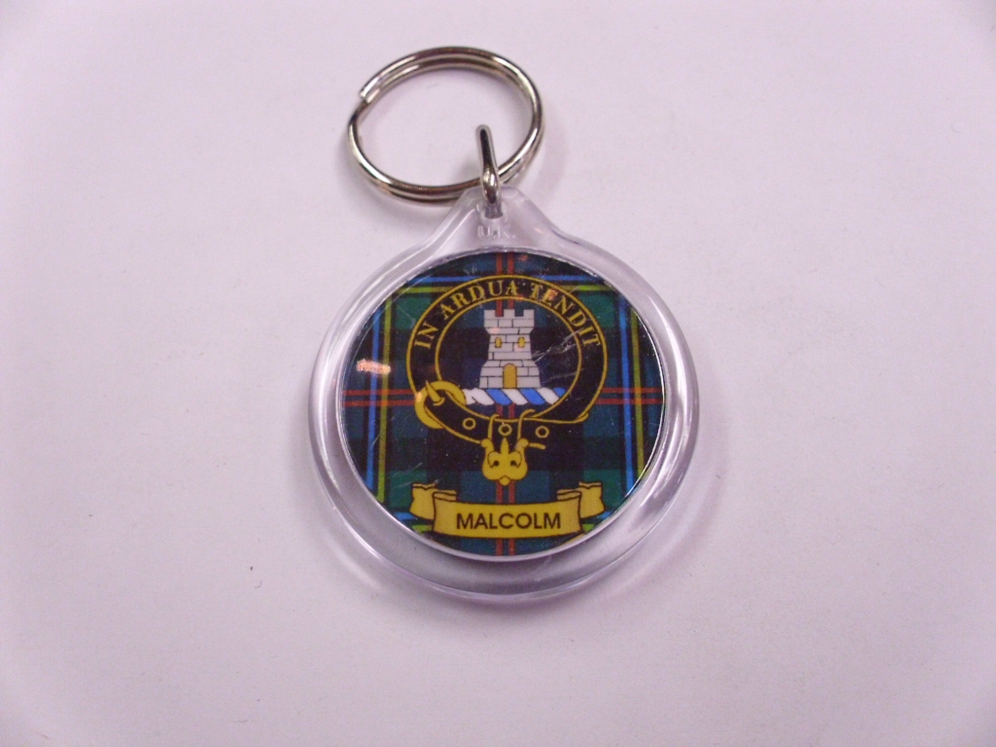 Malcolm Key Ring - Edinburgh Castle Scottish Imports